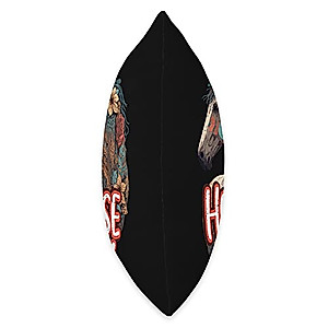 Just a girl who loves horses Co. Horse Girl Equestrian Lover Cowgirl Horseback Riding Themed Throw Pillow, 16x16, Multicolor