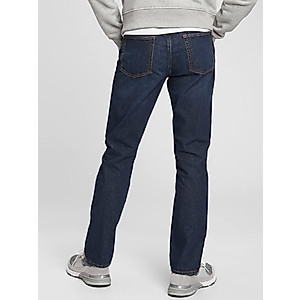 GAP Mens Slim-fit Jeans, Dark Wash, 34W x 32L US
