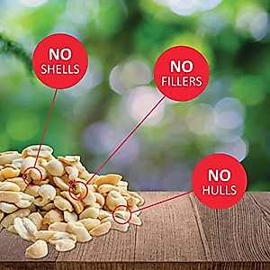 Lyric Peanut Pieces Wild Bird Seed - No Waste Bird Food - Attracts Titmice, Woodpeckers, Chickadees & More - 15 lb bag