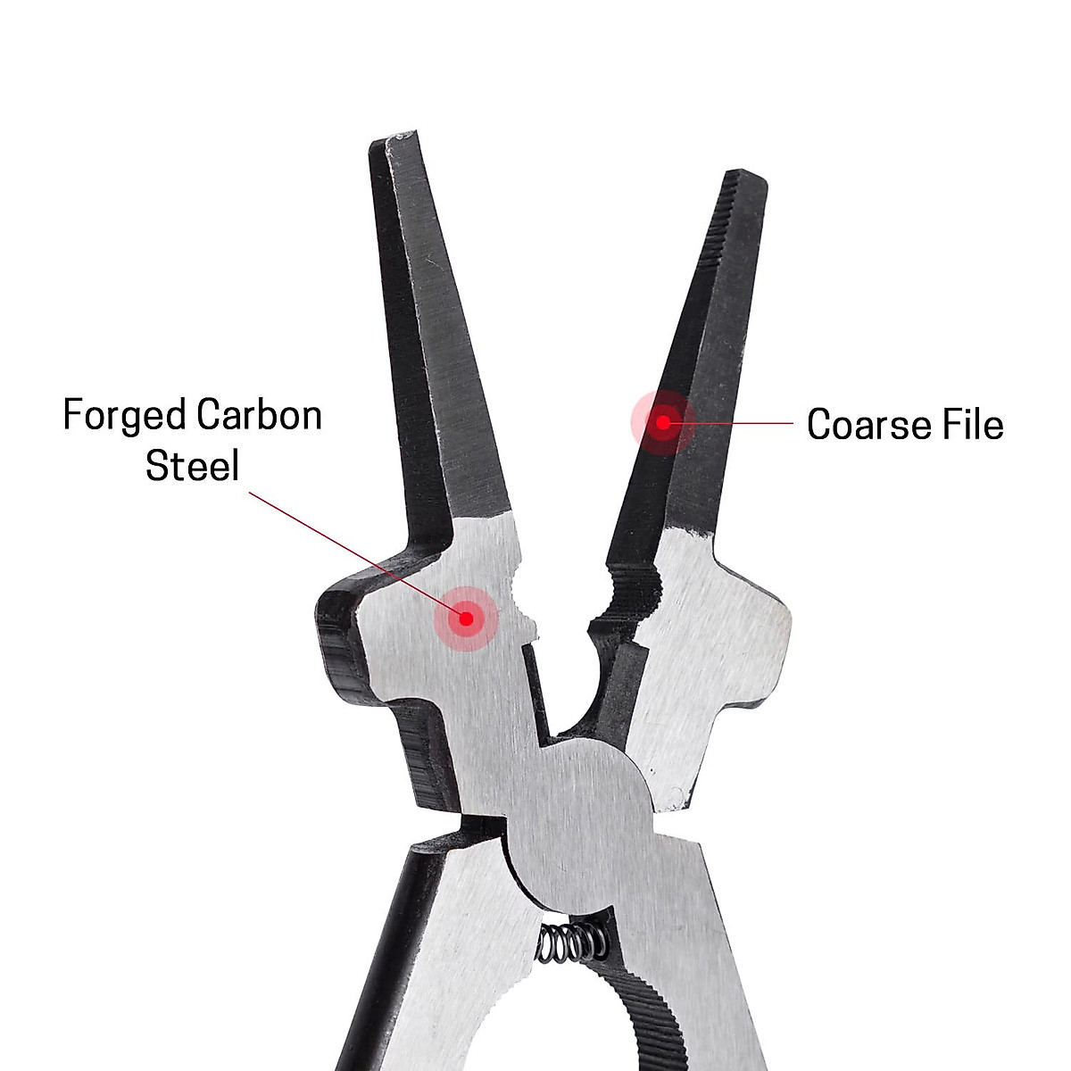 WISEPRO Drop Forged MIG Welding Pliers,8 Inch Multi-Purpose Welding Plier for Cutting Welding Wires,Hammering and Removing Spatters