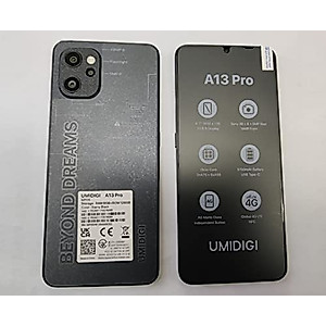 UMIDIGI A13 Pro（6+128GB） Unlocked Cell Phone,Android 11 NFC Smartphone,6.7" HD Full Screen Android Phone,5150mAh Massive Battery Mobile Phone…