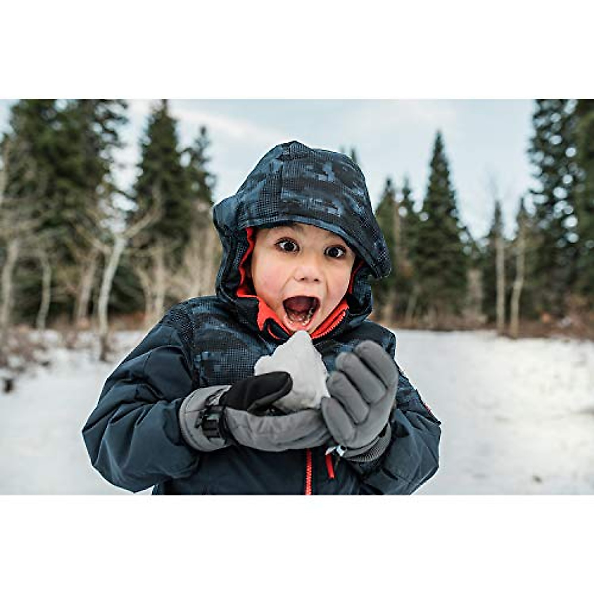 Zelda Matilda 3M 100G Thinsulate - Waterproof Warmest Winter Kids Gloves For Boys and Girls
