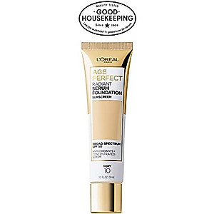 L'Oreal Paris Age Perfect Radiant Serum Foundation with SPF 50, Ivory