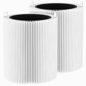 isinlive Blue Pure 311 Auto Replacement Fil-TER Compatible with Blueair Blue Pure 311 Auto Air Puri-Fier, 2 in 1 Fil-tration Systems, Particle and Activated Carbon, 2 Pack