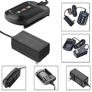 2 Pack Replacement WA3525 20V Battery and WA3742 Charger Kit Compatible with Worx 20V Battery WA3520 WG151s WG155s WG251s WG255s WA3525