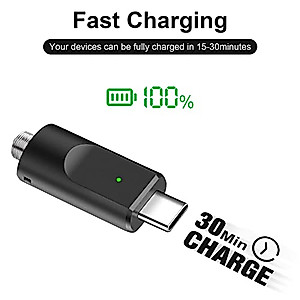 USB Thread Cable, USB Pen Charge Cable, USB Charger Thread Portable USB with Intelligent Overcharge Protection LED Indicator - 3 PCS