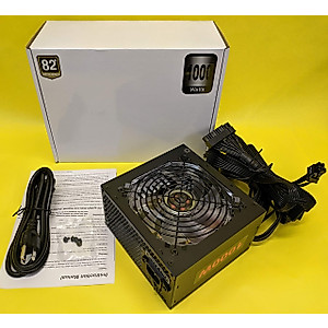 SHARK TECHNOLOGY® ATX-1000-LED Silent 1000W 120mm Blue LED Fan Active PFC Dual PCI-E Gaming PC ATX Power Supply