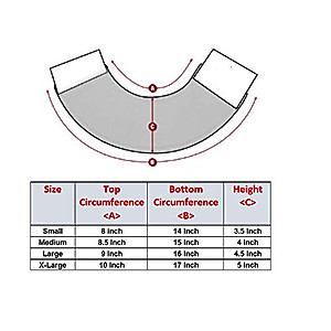 Lift Sports Horse Bell Boots 8 Colors Over Reach No Turn Bell Boots Wrap Tack Protection Equine (Medium, Orange)