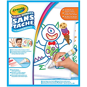 Crayola Color Wonder Mess Free Coloring, Blank Coloring 30 Pages, Gifts for Toddlers, Ages 3, 4, 5