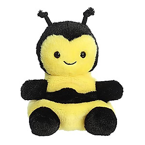 Aurora® Adorable Palm Pals™ Queeny Bee™ Stuffed Animal - Pocket-Sized Play - Collectable Fun - Yellow 5 Inches