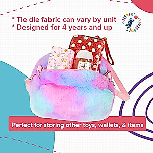 Over The Shoulder Pet Plush Bag w/Pug Stuffed Animal in Unicorn Stuffed Animals Disguise - Pug Plush Dog Stuffed Animals w/Birth Certificate - Puppy Stuffed Animal for Girls 4-5 - 6-7 yrs