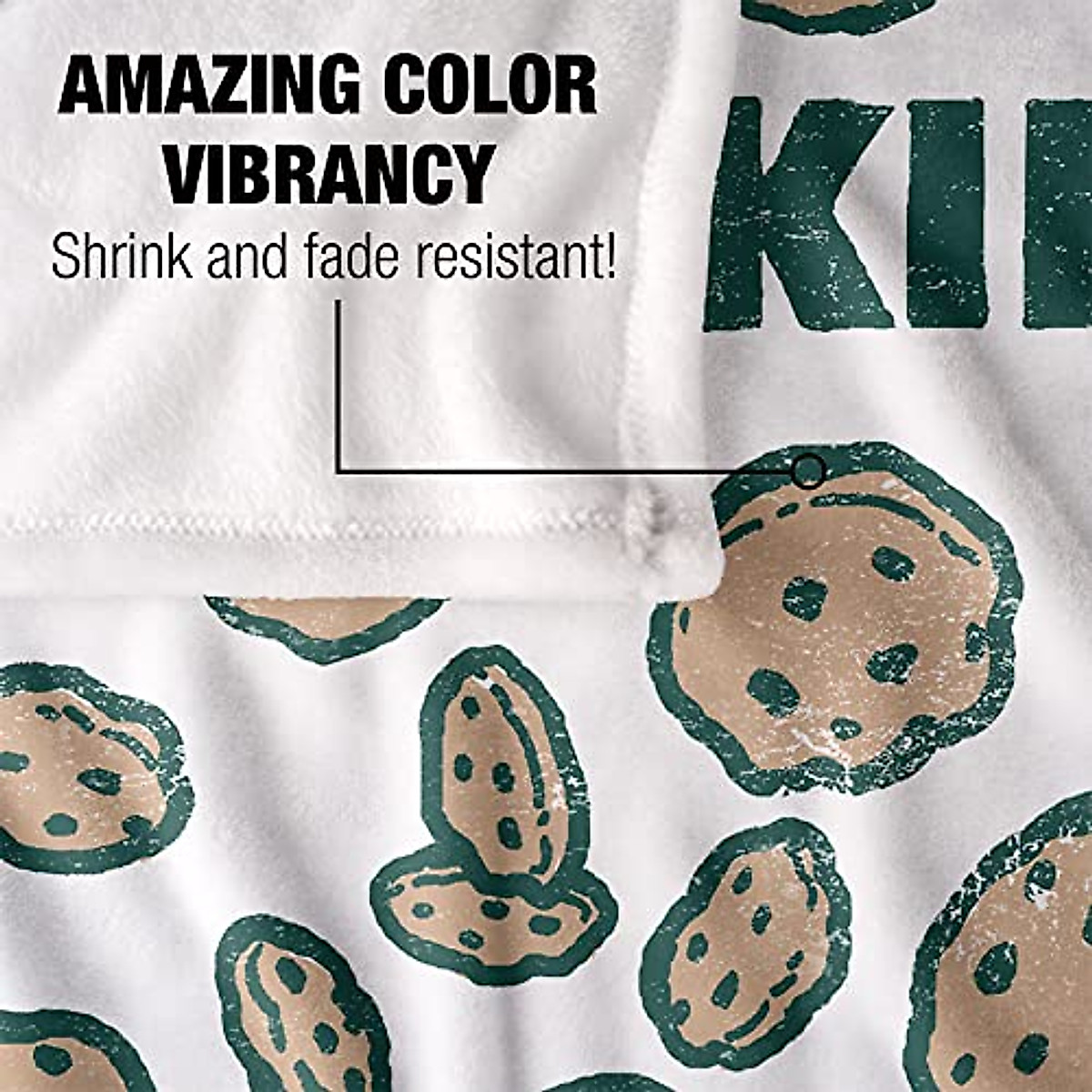 Sesame Street Cookie Crumble Silky Touch Super Soft Throw Blanket 36" x 58"