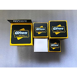 Roxenda Speed Cube Set, Speed Cube Bundle of 2x2 3x3 4x4 Megaminx and Pyramid Cube Smoothly Stickerless Magic Cubes Collection for Kids Teens & Adults [5 Pack]