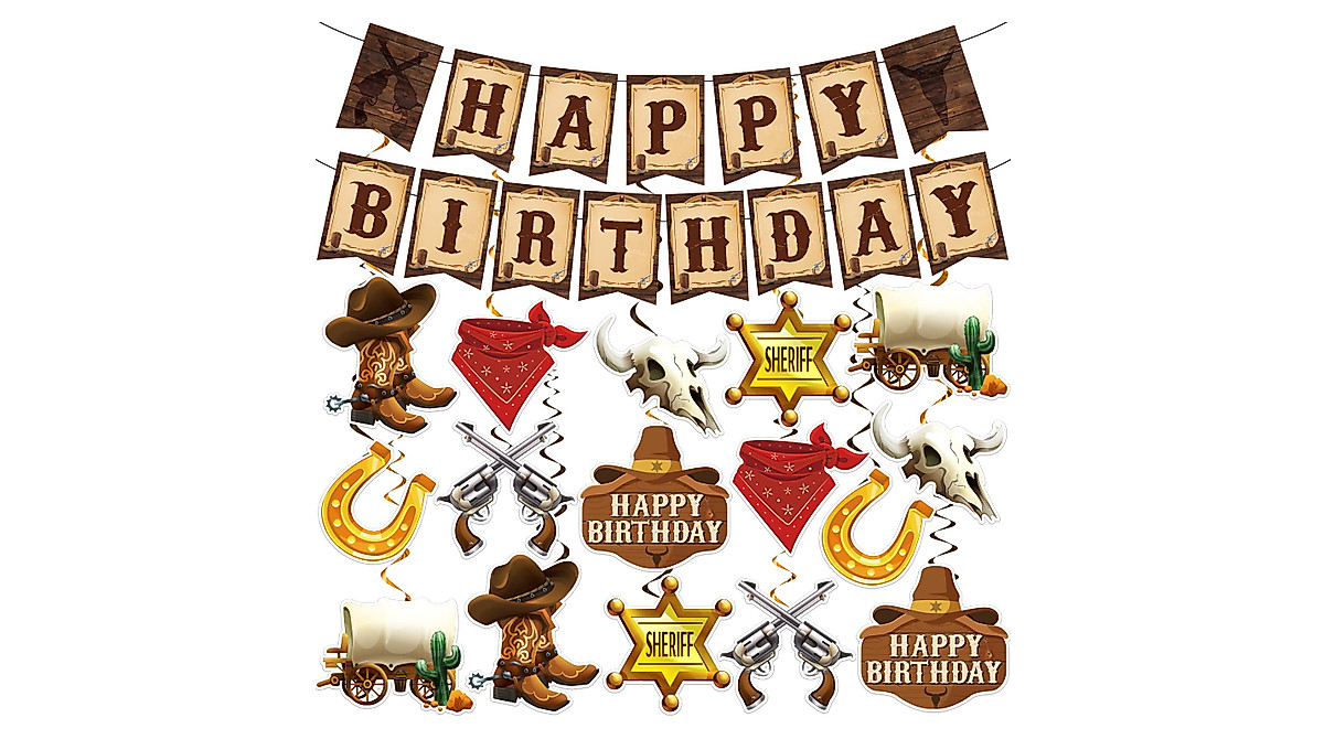 Cowboy Party Decorations - Fun Western Theme Supplies
