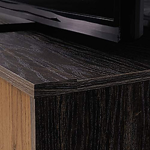 Sauder Canton Lane Credenza, L: 53.98" x W: 17.99" x H: 24.21", Brew Oak Finish