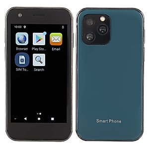 Serounder XS12 4G Mini Smartphone, Student Pocket Cellphone with 3.0 Inch Display 4GB RAM 32GB ROM 5MP Front 13MP Rear Camera, Support Facial Recognition, GPRS, Bluetooth, WiFi (