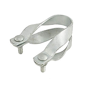 Cross-Connector (Purlin Bracket) for Greenhouse - Galvanized Steel (12 Pack w/Bolts) (1 3/8" x 1 3/8")