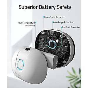 Syntech VR Battery Pack Compatible with Meta/Oculus Quest3S /3/2, 10,000mAh Power Bank Extended 6 Hours VR Game and Sport, Counter-Weight Balance & Comfort Padding, VR Accessories Fit Most Headstraps