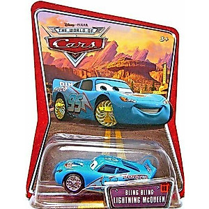 Disney Pixar Cars Bling Bling Lightning McQueen - Metal Series 1:55 Scale