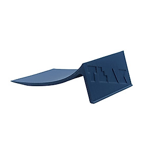 Teak Tuning Fingerboard Poly Launch Kicker Ramp - 4.5" Long, 3" Wide, 1.5" Tall - Fingerboard Obstacle in Blue Steel Colorway