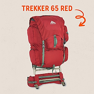 Kelty Trekker 65 Backpack, Garnet Red