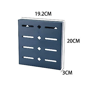 QIANSHENG Plastic Kitchen Knife Block Wall Mounted Knife Holder Storage Rack Drain Shelf 3 Slots Knife Rest Knife Organizer