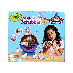 Crayola Scribble Scrubbie Pets Carnival Playset, Pet Grooming Toy, Animal Toys for Girls & Boys, Gift for Kids, Ages 3+