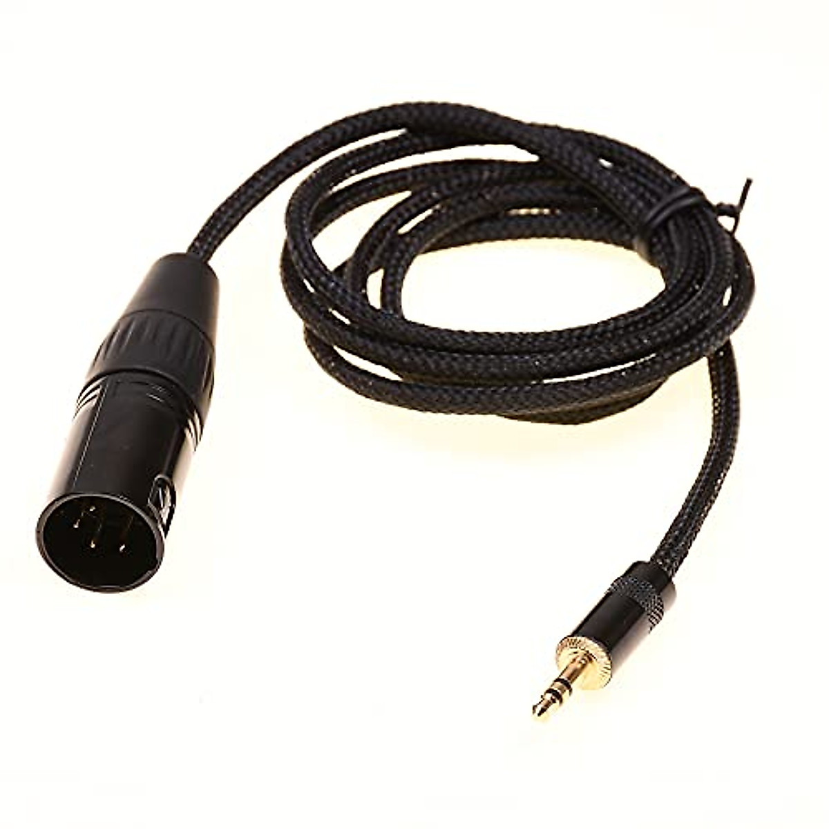 GAGACOCC 1m Black 5N OCC Cooper Cable 1/8 3.5mm Male to 4 pin XLR Male ...