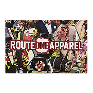 Route One Apparel | Maryland Flag Self-Tie Bowtie, Great for Formal and Business Events, Weddings, Promse