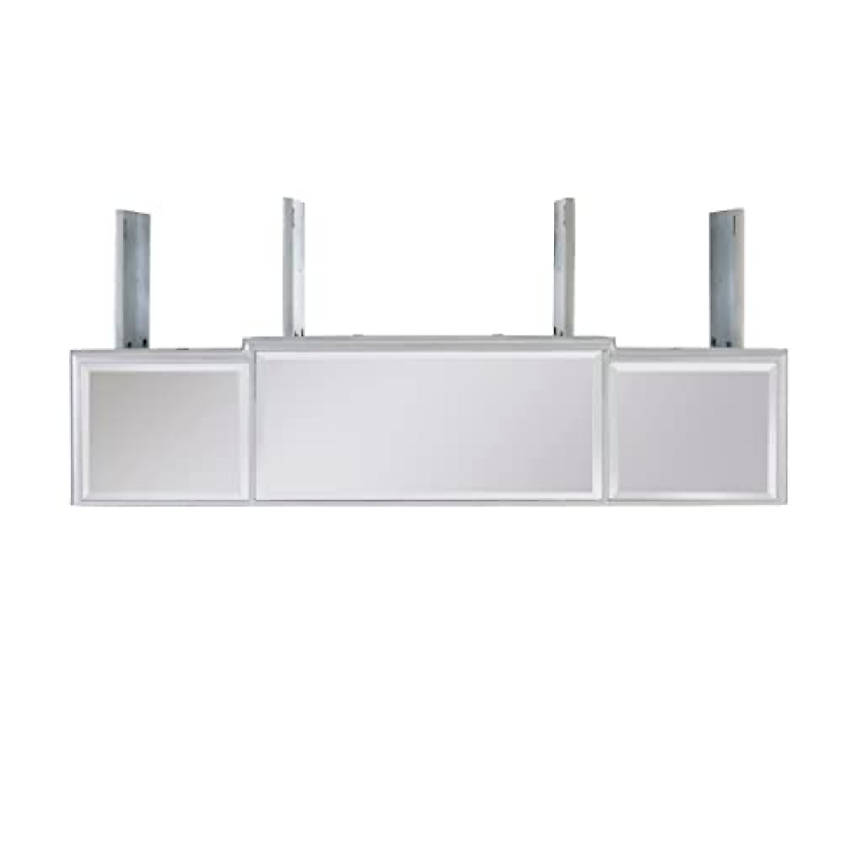 Powell Company Mirrored 4-Door 3-Drawer Console