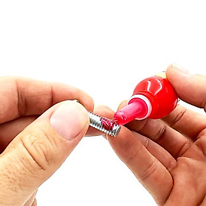 Permanent Hold Threadlocker, Heavy Duty High Strength Adhesive Locks Metal Fasteners Curing Sealant 0.35oz (RT272) by Rotary Thread