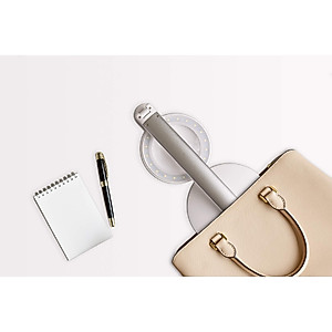 Daylight Company Halo Go Magnifier Lamp, Rechargeable USB, Portable, Lightweight, Desk Lamp Reading, Hobbies, Sewing, Crafts, Nail Salon, Handcrafts and More, Colour Temperature: 6,000 K, White