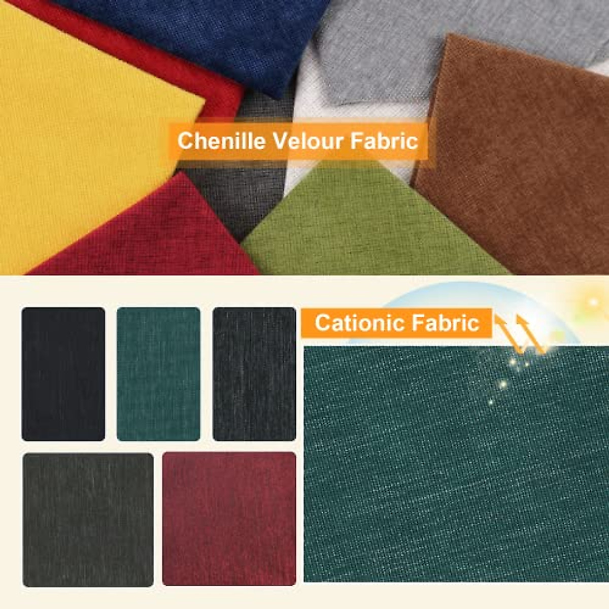 Lokex Bench Cushion Tufted Thickening Chair Cushion Home Seat Mat Floor Cushion Bench Cushion for Garden Bench Swing Chair Patio Indoor/Outdoor Soft Seat Pad, [Cationic] Lake Blue, 48"x16"x4"