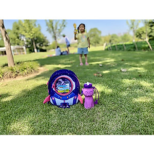 Collapsible Cat Kids Water Bottle BPA Free Portable Leak Proof with Silicone for School Travel Outdoor