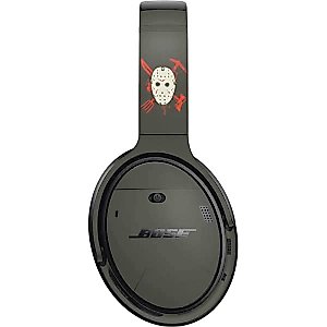 Skinit Decal Audio Skin Compatible with Bose QuietComfort 35 Headphones - Officially Licensed Warner Bros Jason Voorhees Mask Design