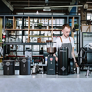 Miscedence Coffee canister for ground coffee with Scoop Date Tracker One Way Co2 Valve 304 Stainless Steel Kitchen Food Airtight storage container for Coffee Beans,Grounds,Tea,Sugar (Silver, 16oz)