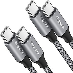 USB C to USB C Cable [3ft, 2-Pack], etguuds 60W/3A Fast Charging USB Type C Charger Cord Compatible with Samsung Galaxy S22/S22+, S21/S21+ Ultra 5G, S20/S20+ Ultra 5G, Note 20/10, Pixel, Switch & More