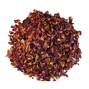 Organic Rose Flower Rose Petals Tea caffeine free herbal tea (Organic Rose Flower 4 OZ)