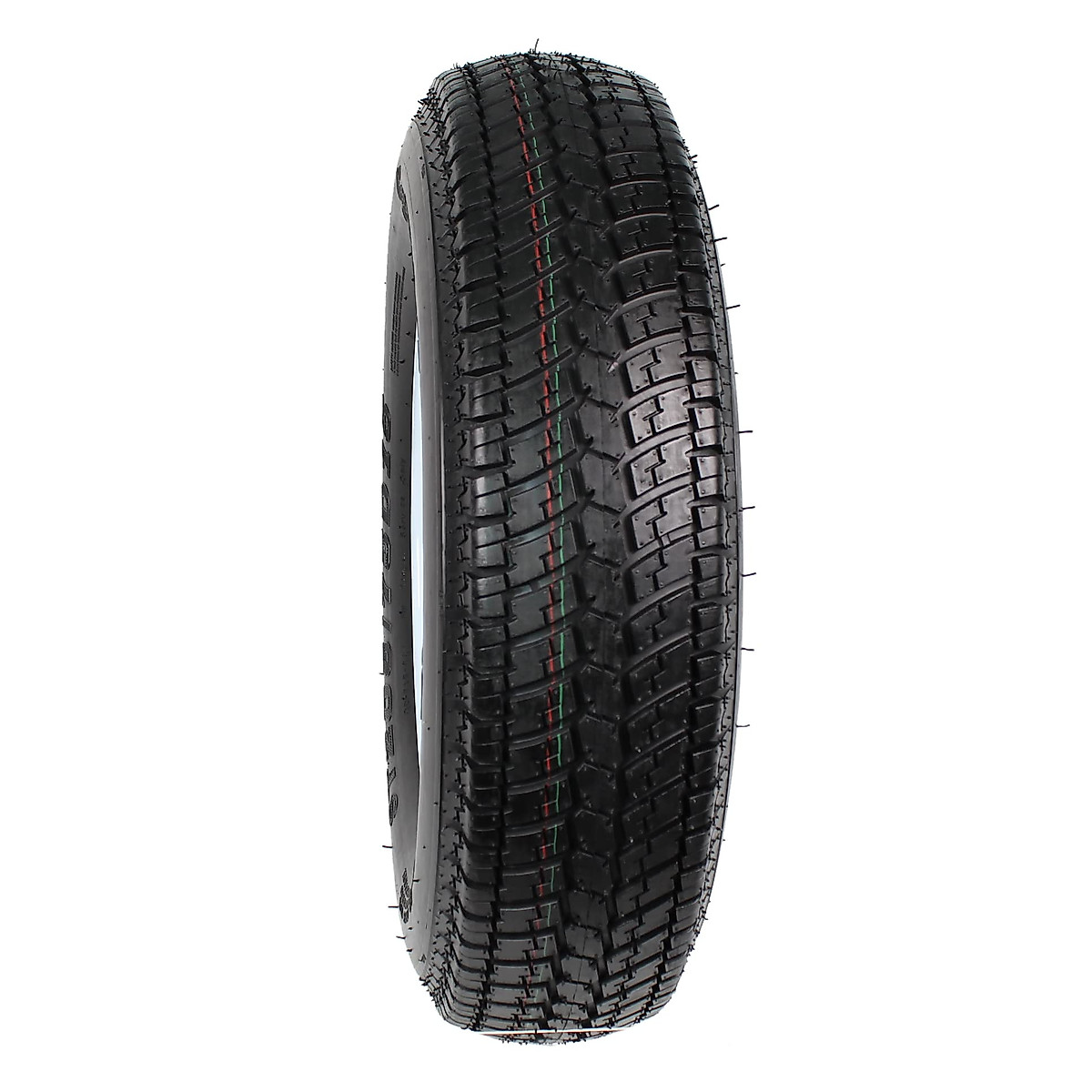 eCustomrim Trailer Tire On Rim ST205/75D15 F78-15 205/75-15 Load Range C 5 Lug Wheel White Spoke - 2 Year Warranty w/Free Roadside