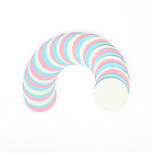 White Blue Pink Party Decorations - Paper Garland Streamer Banner Birthday Decorations Baby Shower Decorations Gender Reveal Decorations Gender Neutral Decorations Wedding Decorations Bridal Shower