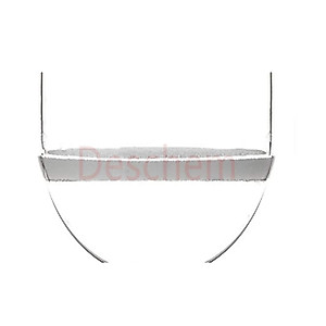 Deschem 500ml,24/40,Glass Buchner Funnel,3# Coarse Filter,Laboratory Glassware