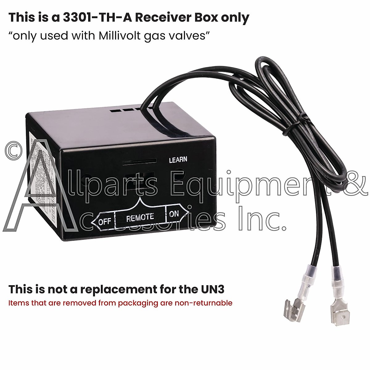 Skytech Receiver Box for 3301 Series Fireplace Remote Controls (SKY-3301-A-RX)