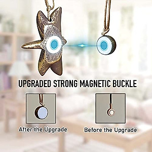 Vineland Retro Brown Dragonfly Magnetic Curtain Tie Back, 2 Pack Decorative Resin Animal Boho Holder for Curtains Drape, Rustic Home Decoration