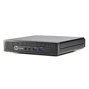 HP 600 G1 Micro Desktop Computer Ultra Small Tiny PC (Intel Core i3-4160T, 4GB Ram, 500GB HDD, WiFi, USB 3.0) Win 10 Pro (Renewed)