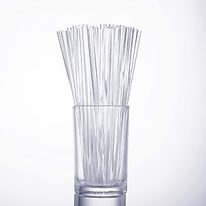 Acrylic Lollipop Sticks 6 Inch Clear Reusable Acrylic Rods for Making Lollipops Cake Pops Candies Chocolates and Cookies (100 Pieces)