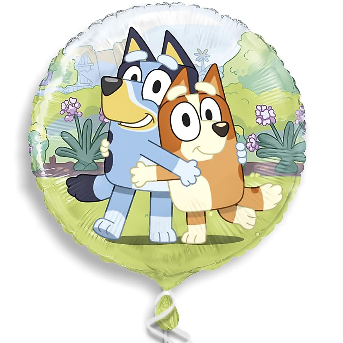 Bluey Round Multicolor Foil Balloon - 18" | Premium Quality & Reusable - Perfect for Celebrations & Kids Parties (1 Count Pack)