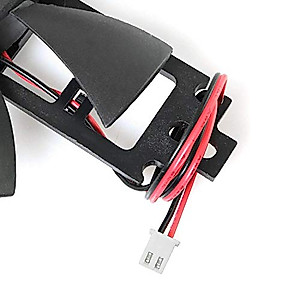 Magic&shell Cooling Fan 2PCS Black DC 18V Plastic Brushless Fan for Induction Cooker