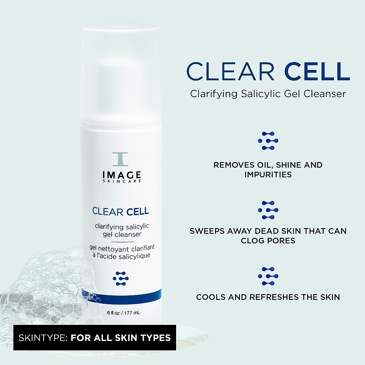 Image Skincare Clear Cell Clarifying Salicylic Gel Cleanser 177 ml / 6 oz