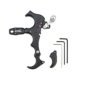 Archery Bow Release Aids 3 or 4 Finger Grip Thumb Caliper Trigger Automatic