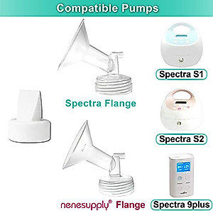 Nenesupply 6 pc Duckbill Valves Compatible with Spectra S1 Spectra S2 Breastpumps Not Original Spectra Pump Parts Replace Spectra Duckbill Valves and Spectra Valves